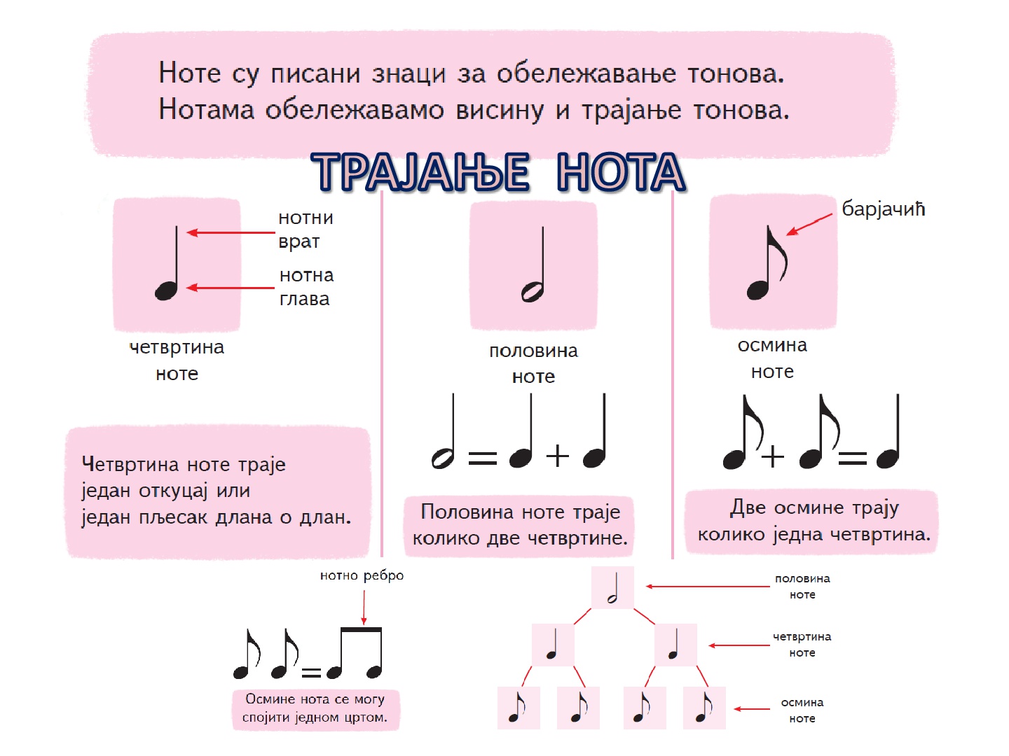 Ноте и музички знаци | Учитељски кутак