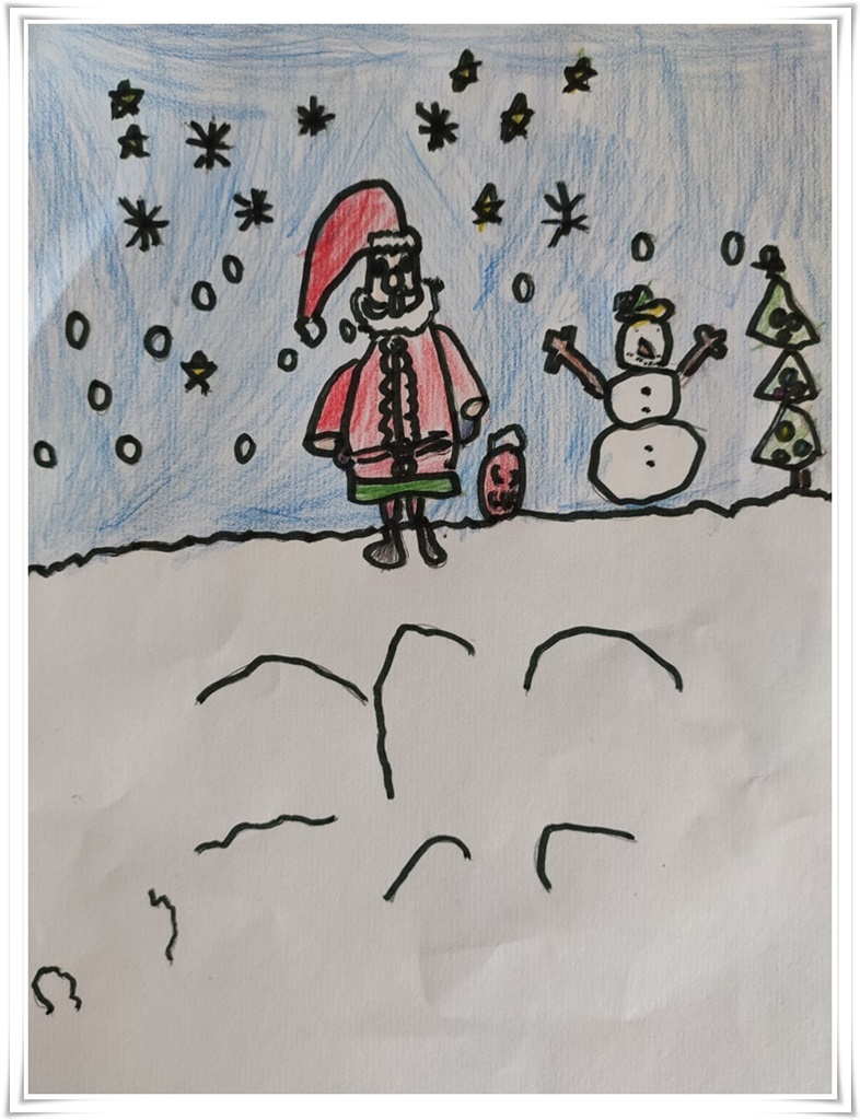 Научи да црташ Деда Мраза | Учитељски кутак